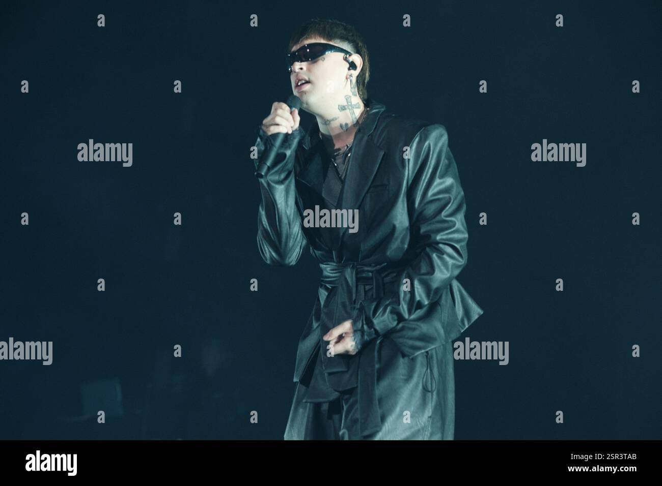 Madrid, Spain. 14th Feb, 2025. The artist Tiago PZK during his concert ...