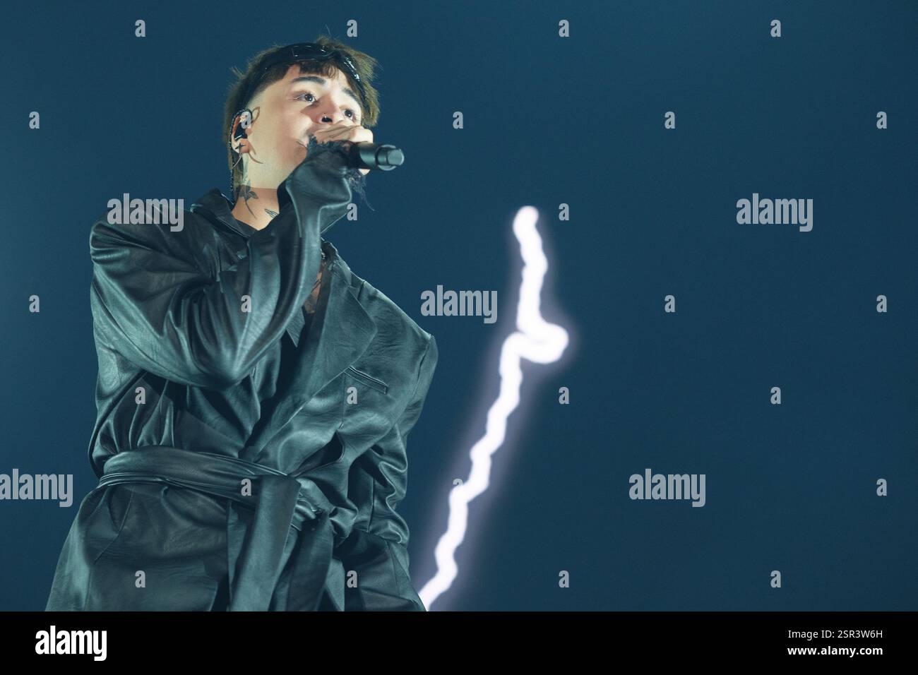 Madrid, Spain. 14th Feb, 2025. The artist Tiago PZK during his concert ...