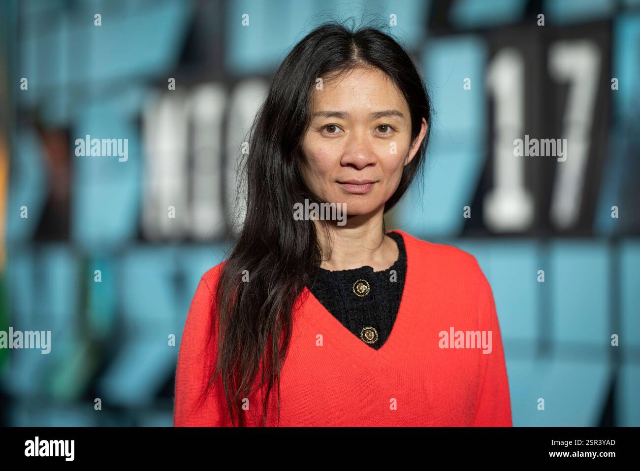 Chloe Zhao poses for photographers upon arrival at the World premiere ...
