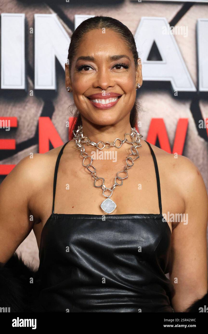 Gina Torres bei der Weltpremiere des Kinofilms Captain America: Brave ...
