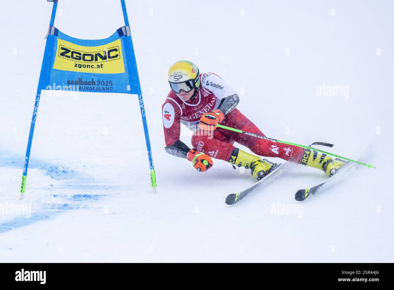 Saalbach, Austria. 14th Feb, 2025. SAALBACH, AUSTRIA - FEBRUARY 14: Raphael Haaser of Austria in ...