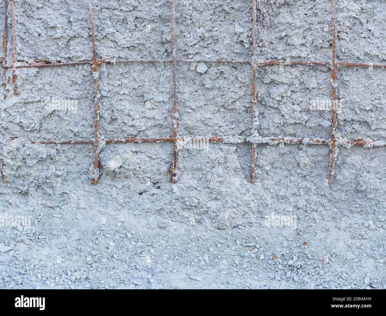 Concrete wall, paving grid Stock Photo - Alamy