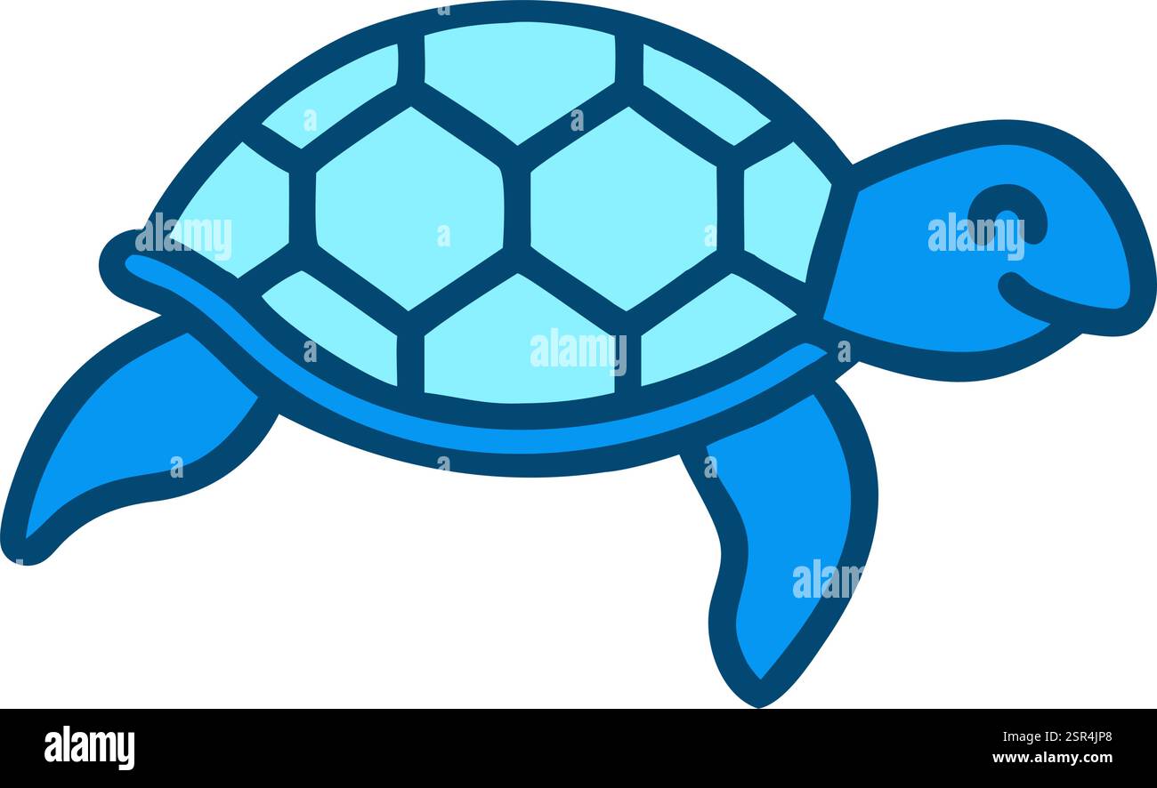 Ocean wildlife sea turtle icon Stock Vector Image & Art - Alamy