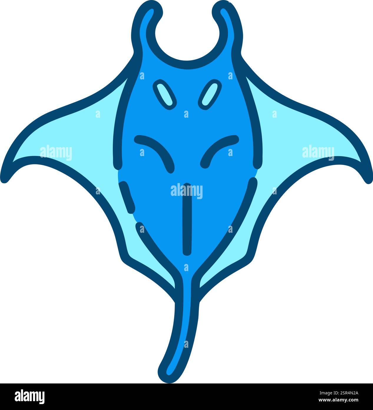 Ocean wildlife manta ray icon Stock Vector Image & Art - Alamy