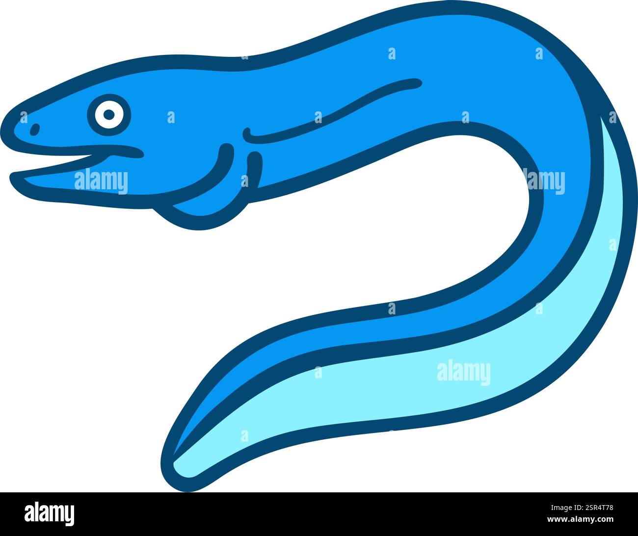 Ocean wildlife eel icon Stock Vector Image & Art - Alamy