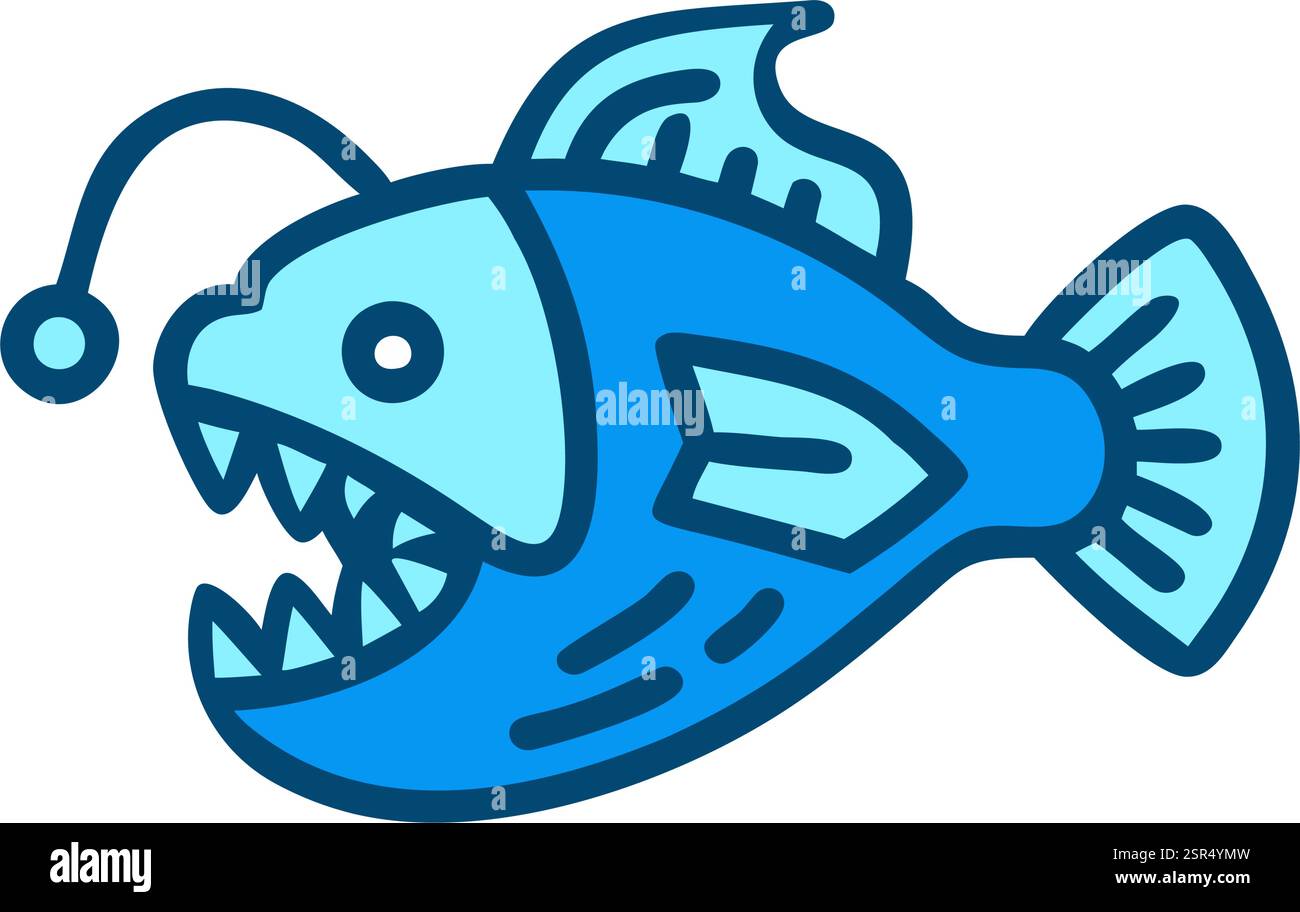 Ocean wildlife piranha icon Stock Vector Image & Art - Alamy