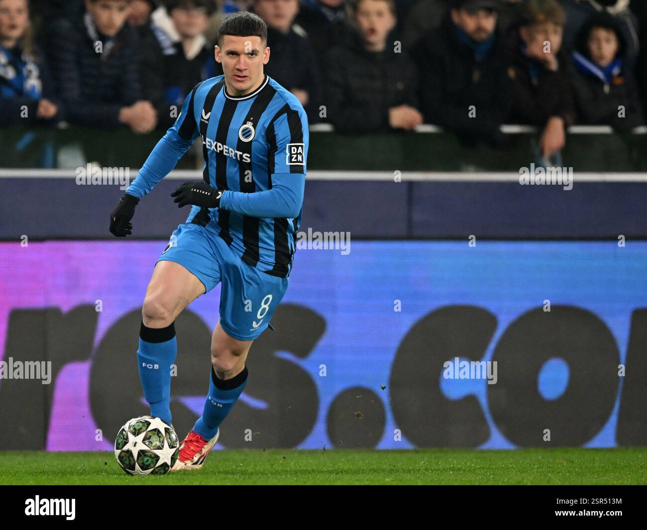 BRUGGE - Christos Tzolis of Club Brugge KV during the UEFA Champions ...