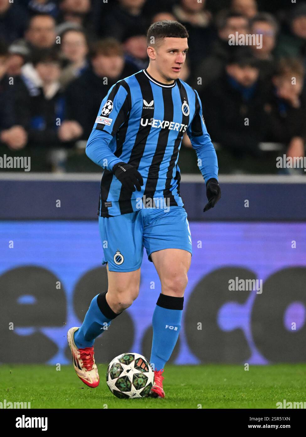 BRUGGE - Christos Tzolis of Club Brugge KV during the UEFA Champions ...