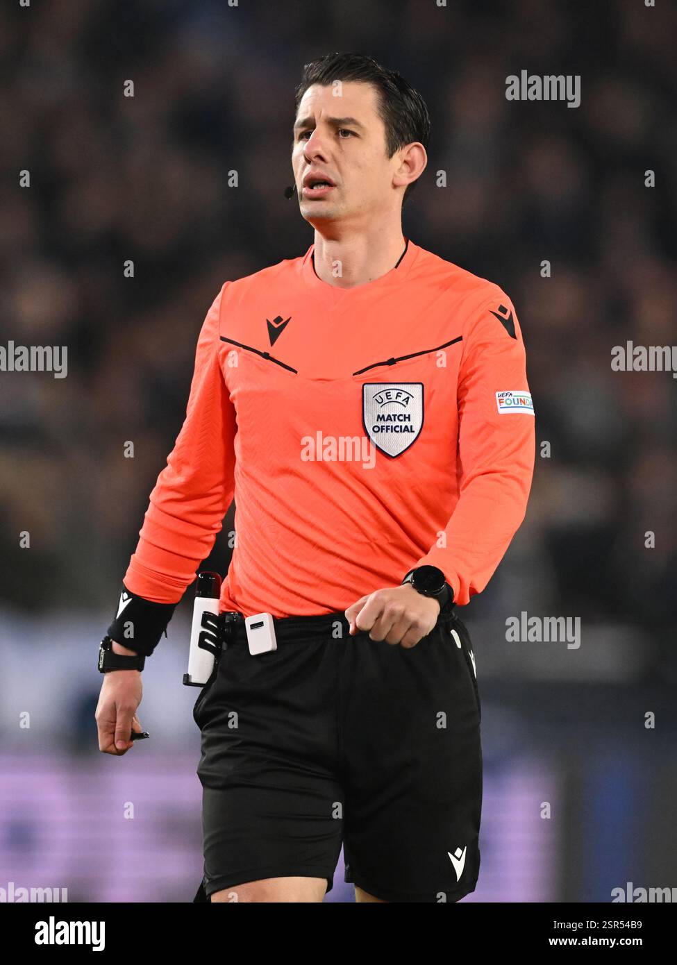 BRUGGE - Referee Umut Meler during the UEFA Champions League playoff ...