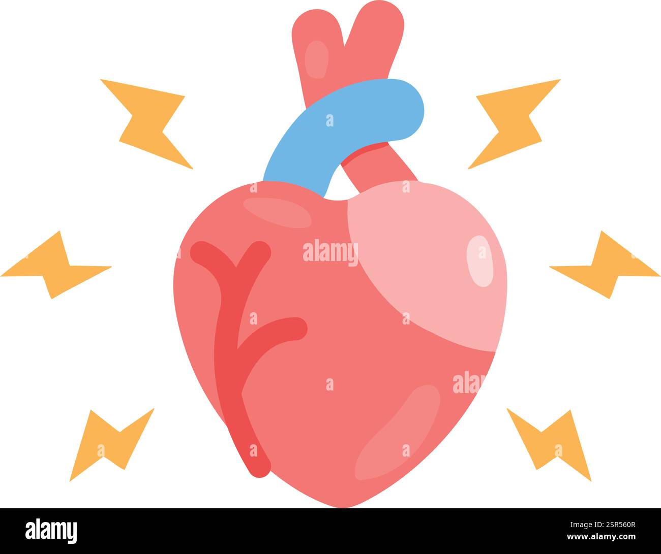 Cardiovascular disease human heart icon Stock Vector Image & Art - Alamy