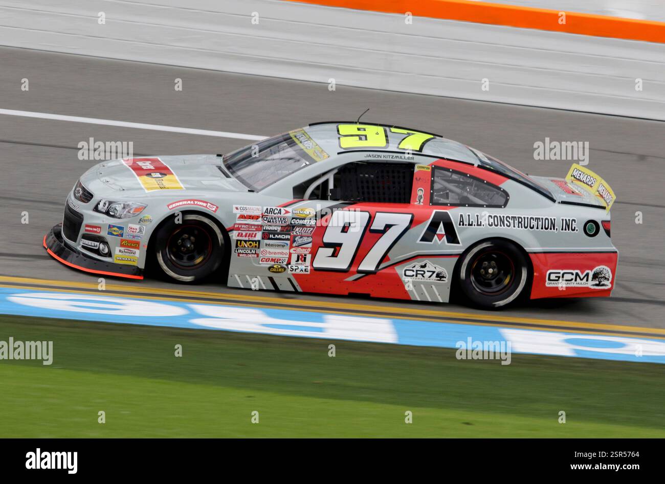 DAYTONA BEACH, FL - FEBRUARY 14: Jason Kitzmiller (#97 A.L.L ...