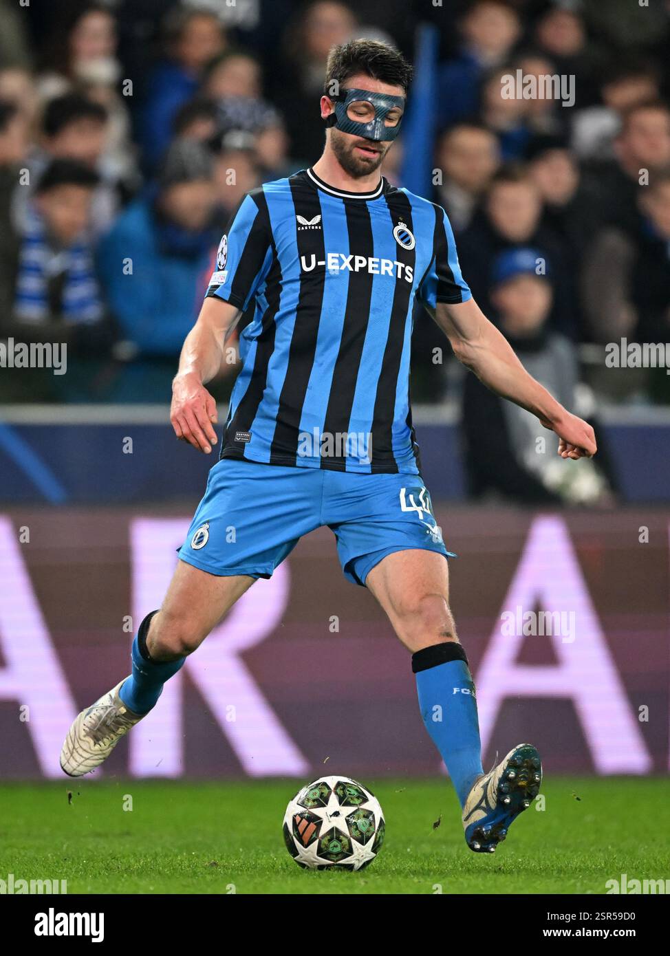 BRUGGE - Brandon Mechele of Club Brugge KV during the UEFA Champions League playoff match ...