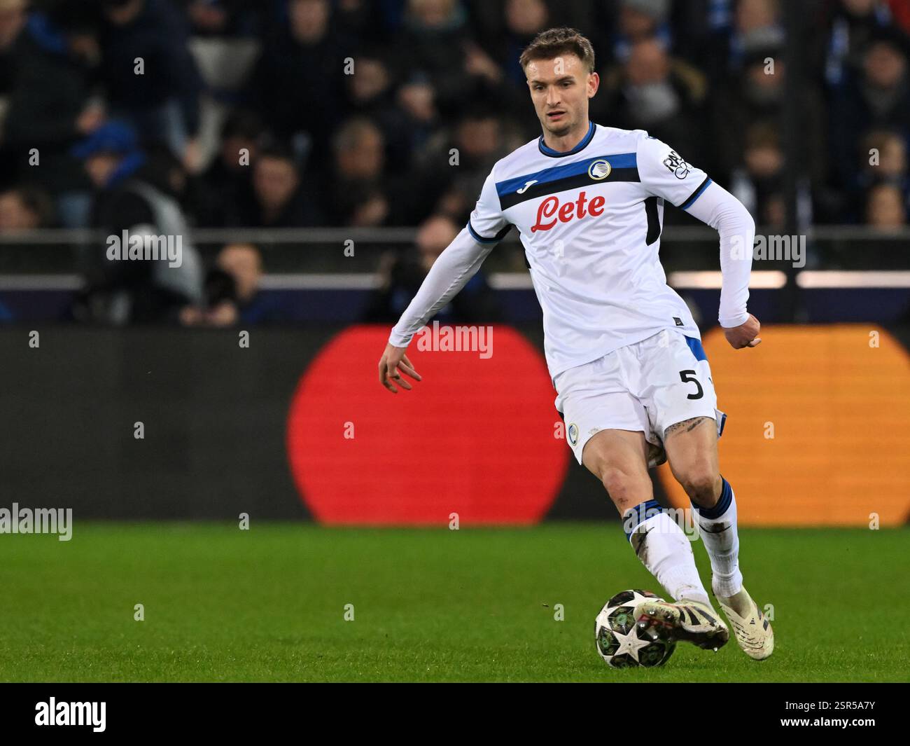 BRUGGE - Stefan Posch of Atalanta BC during the UEFA Champions League playoff match between Club ...