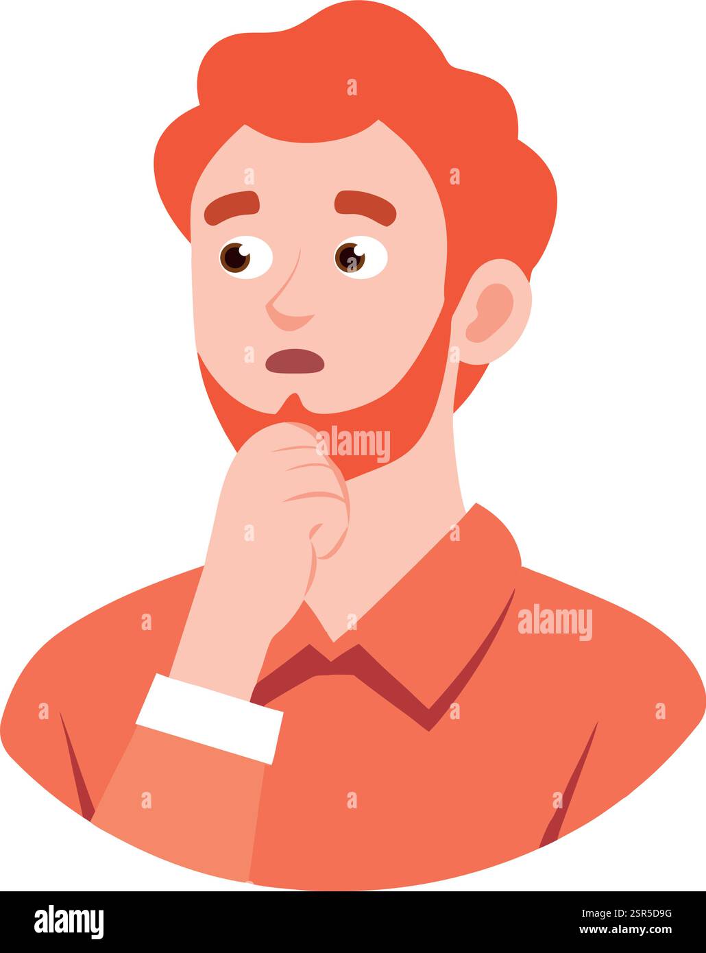 Red haired male Stock Vector Images - Alamy