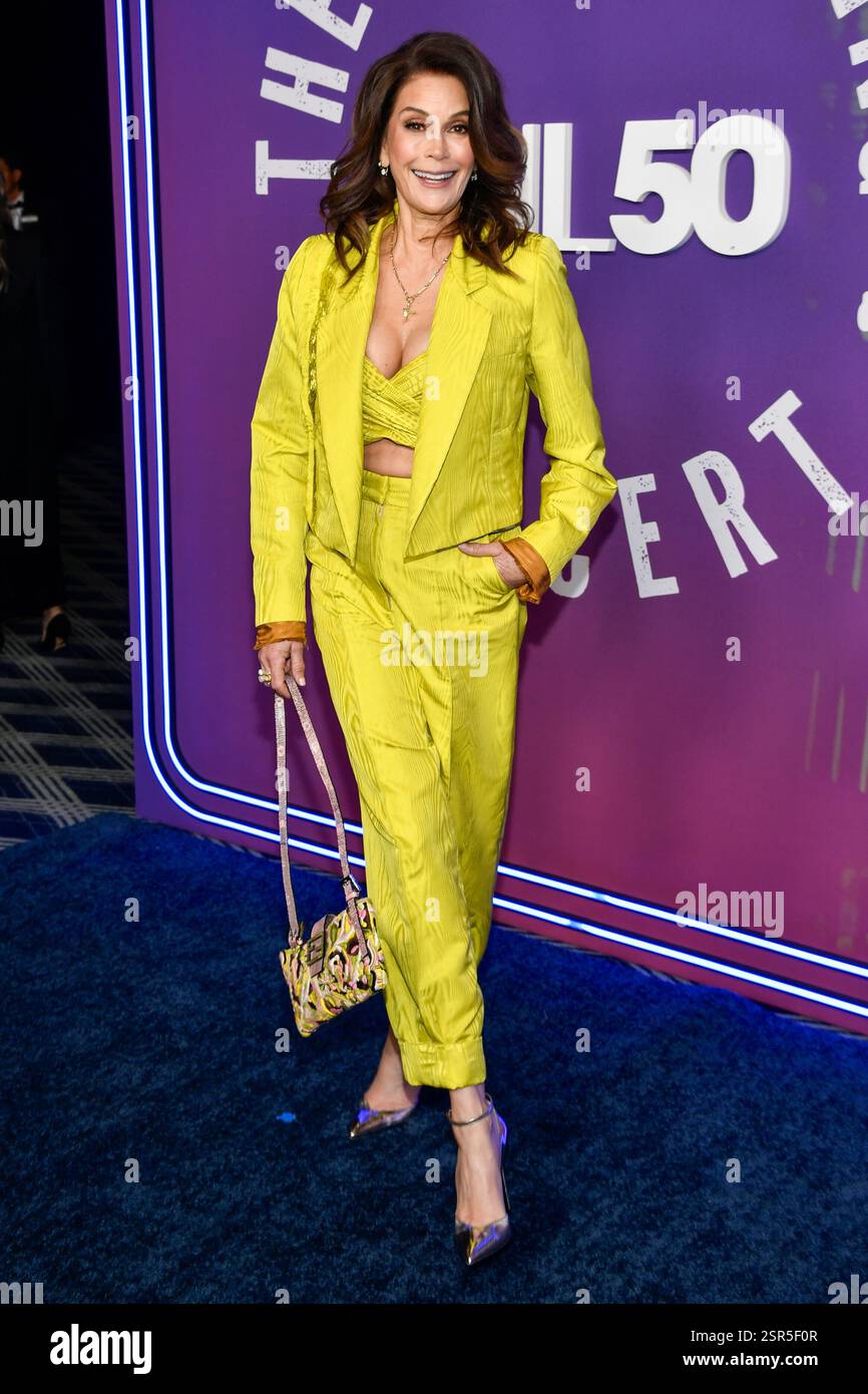 Teri Hatcher attends the SNL50: The Homecoming Concert at Radio City ...
