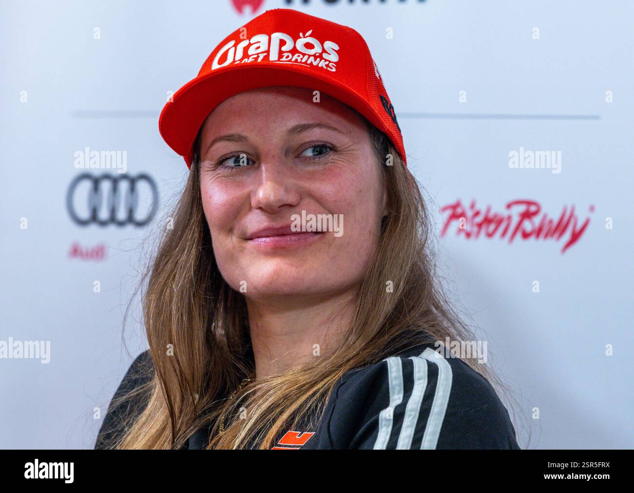 Saalbach Hinterglemm, Austria. 13th Feb, 2025. Alpine skiing: World Championships, slalom, women ...