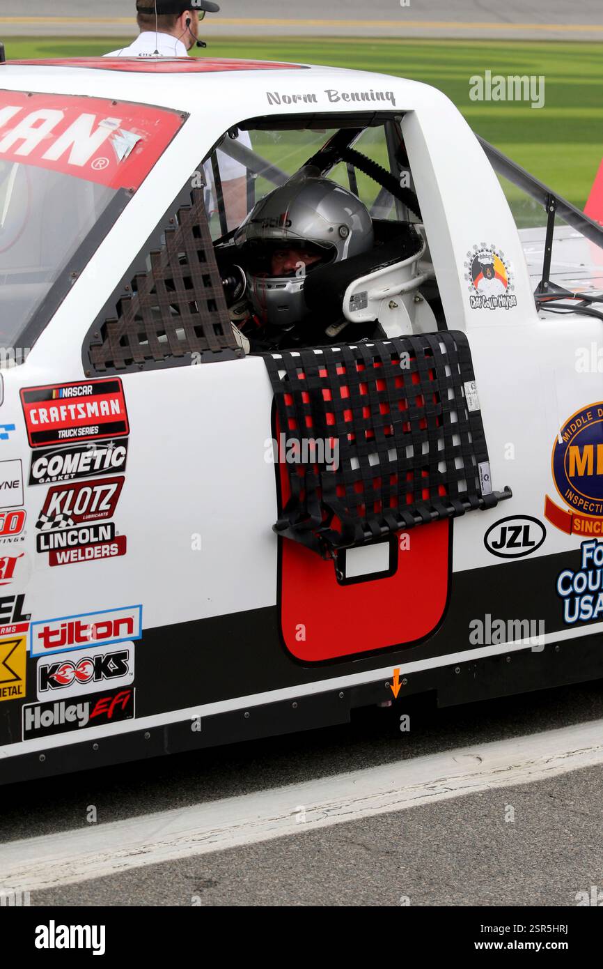 DAYTONA BEACH, FL - FEBRUARY 14: Norm Benning (#6 Norm Benning Racing ...