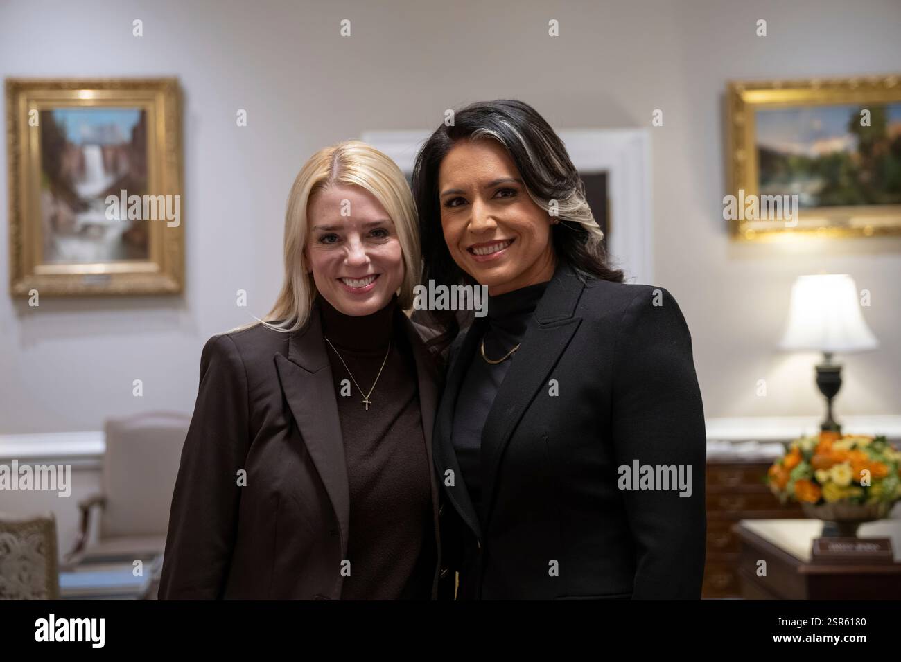 Tulsi Gabbard’s is sworn in as Director of National Intelligence at the ...