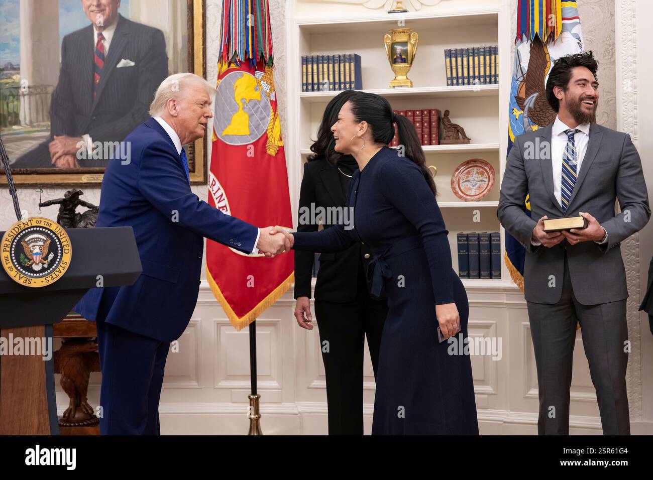 Tulsi Gabbard is sworn in as Director of National Intelligence by ...