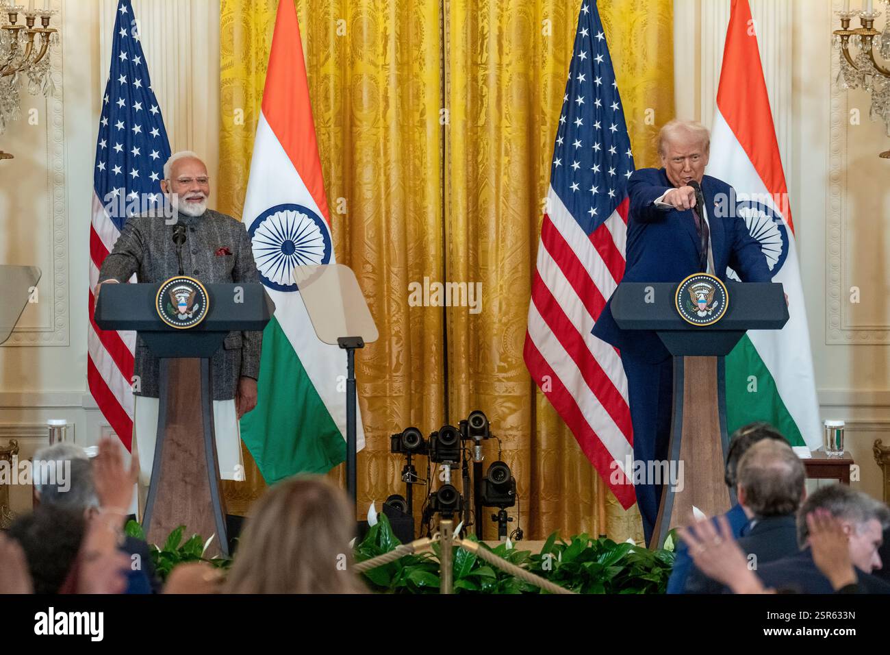 President Donald J. Trump hosts Prime Minister Narendra Modi of India ...