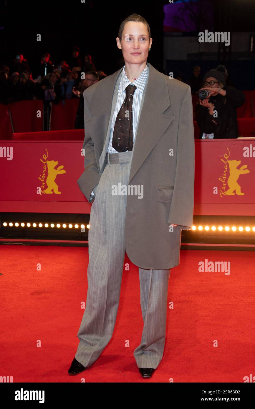 Berlin, Germany. 14th Feb, 2025. Vicky Krieps attending the Hot Milk Premiere during the 75th ...