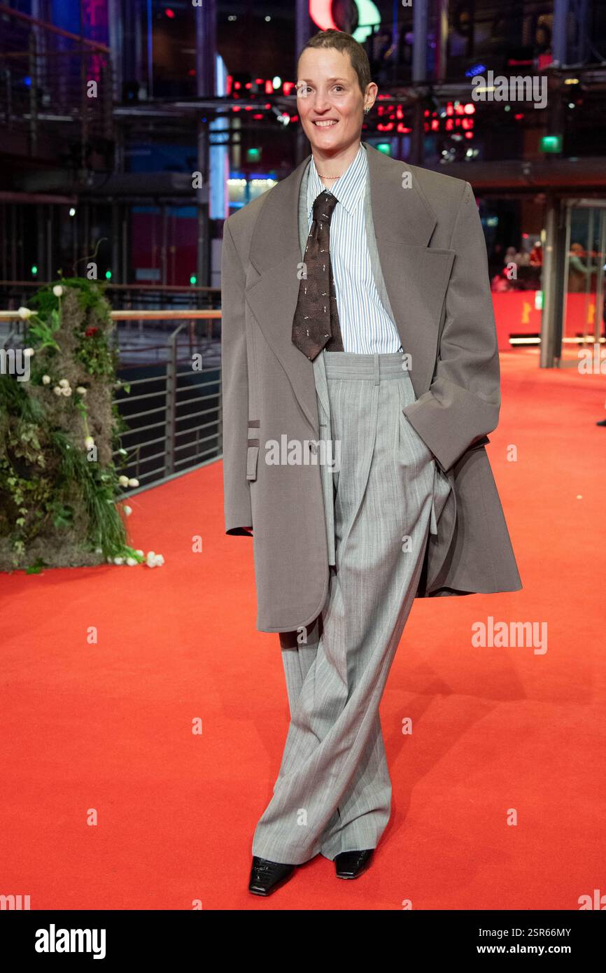 Berlin, Germany. 14th Feb, 2025. Vicky Krieps attending the Hot Milk Premiere during the 75th ...