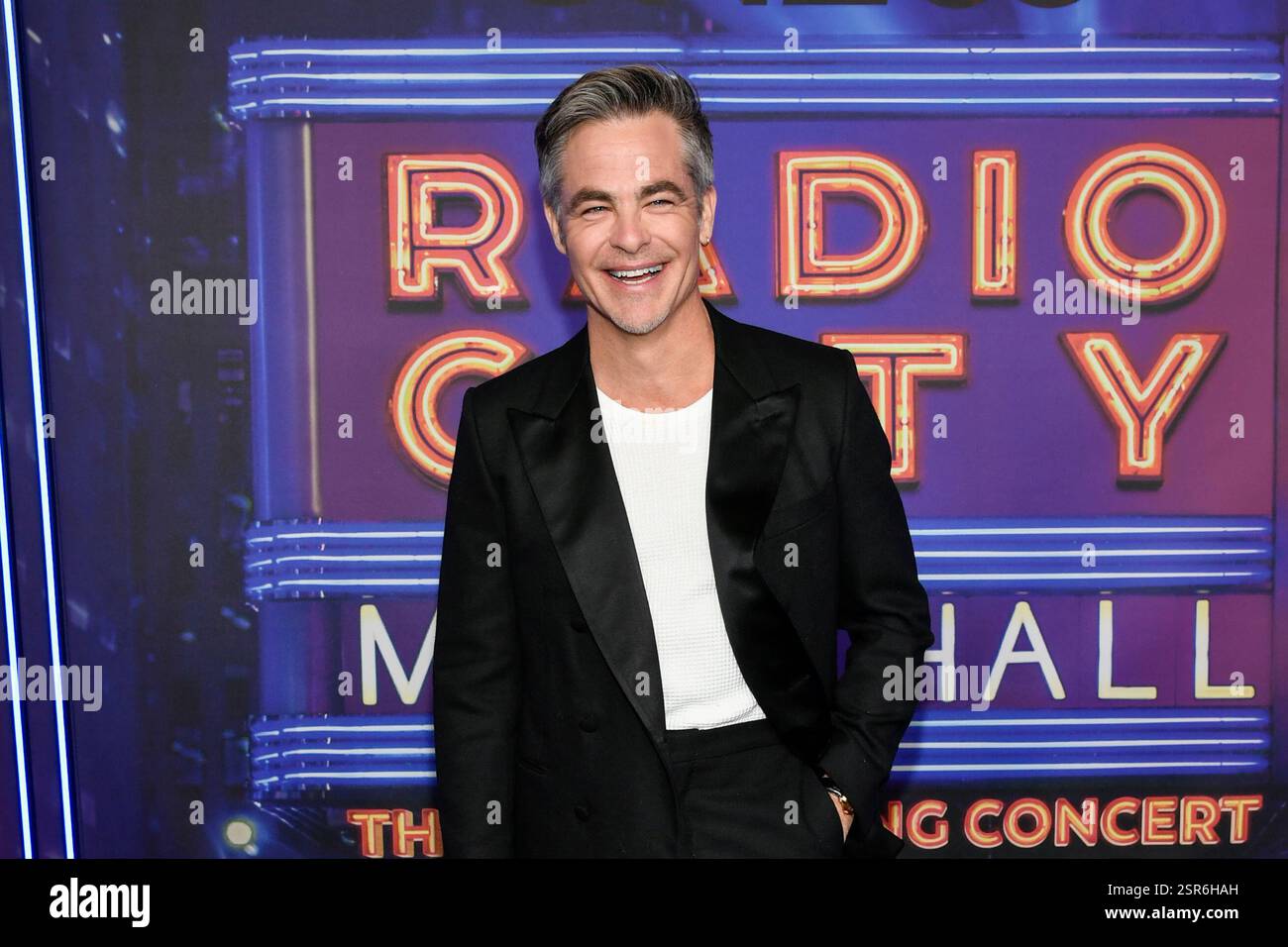 Chris Pine attends the SNL50: The Homecoming Concert at Radio City ...