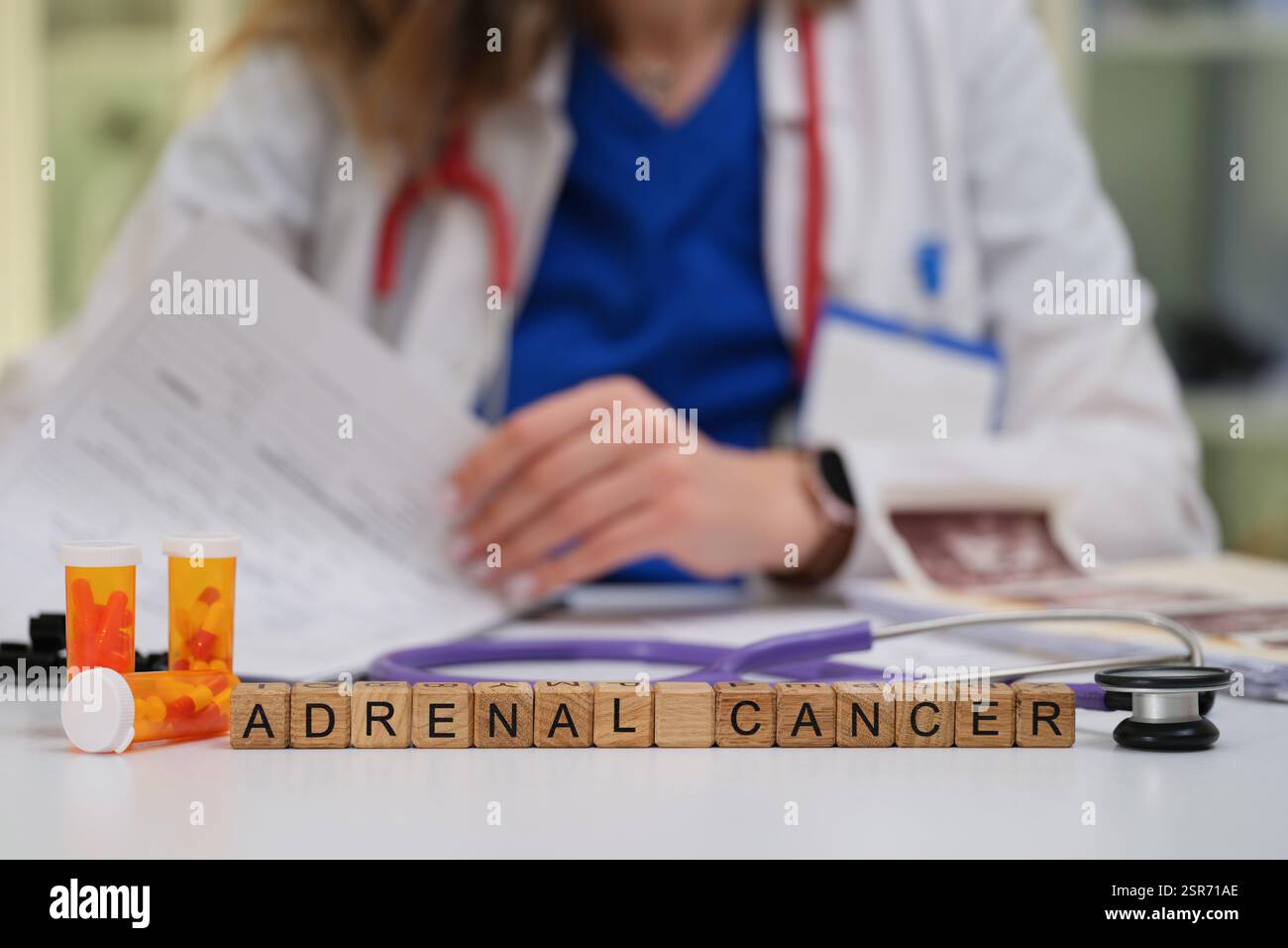 A healthcare professional discusses adrenal cancer, focusing on ...