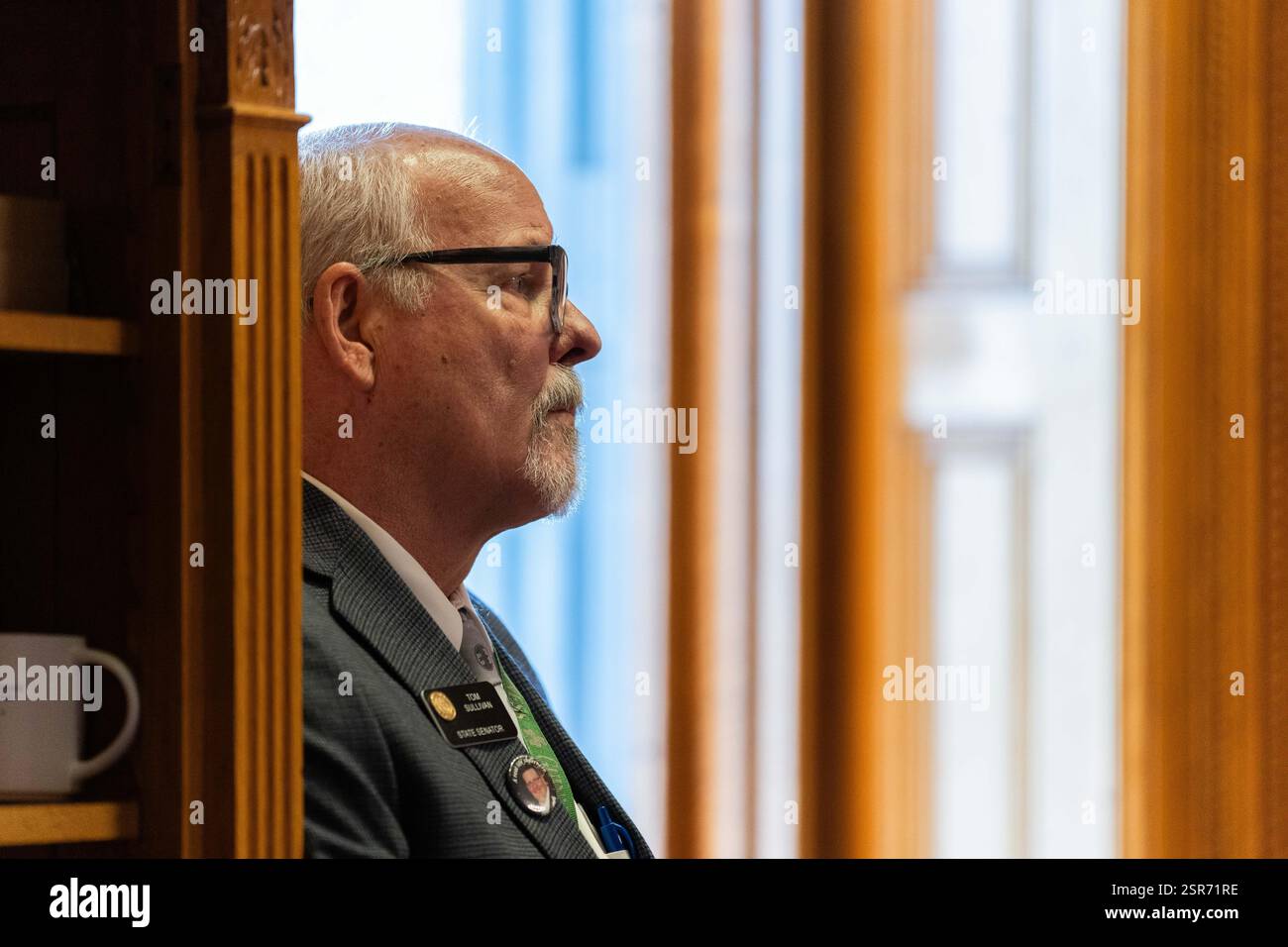 Denver, Colorado, USA. 13th Feb, 2025. State Sen. Tom Sullivan, D ...