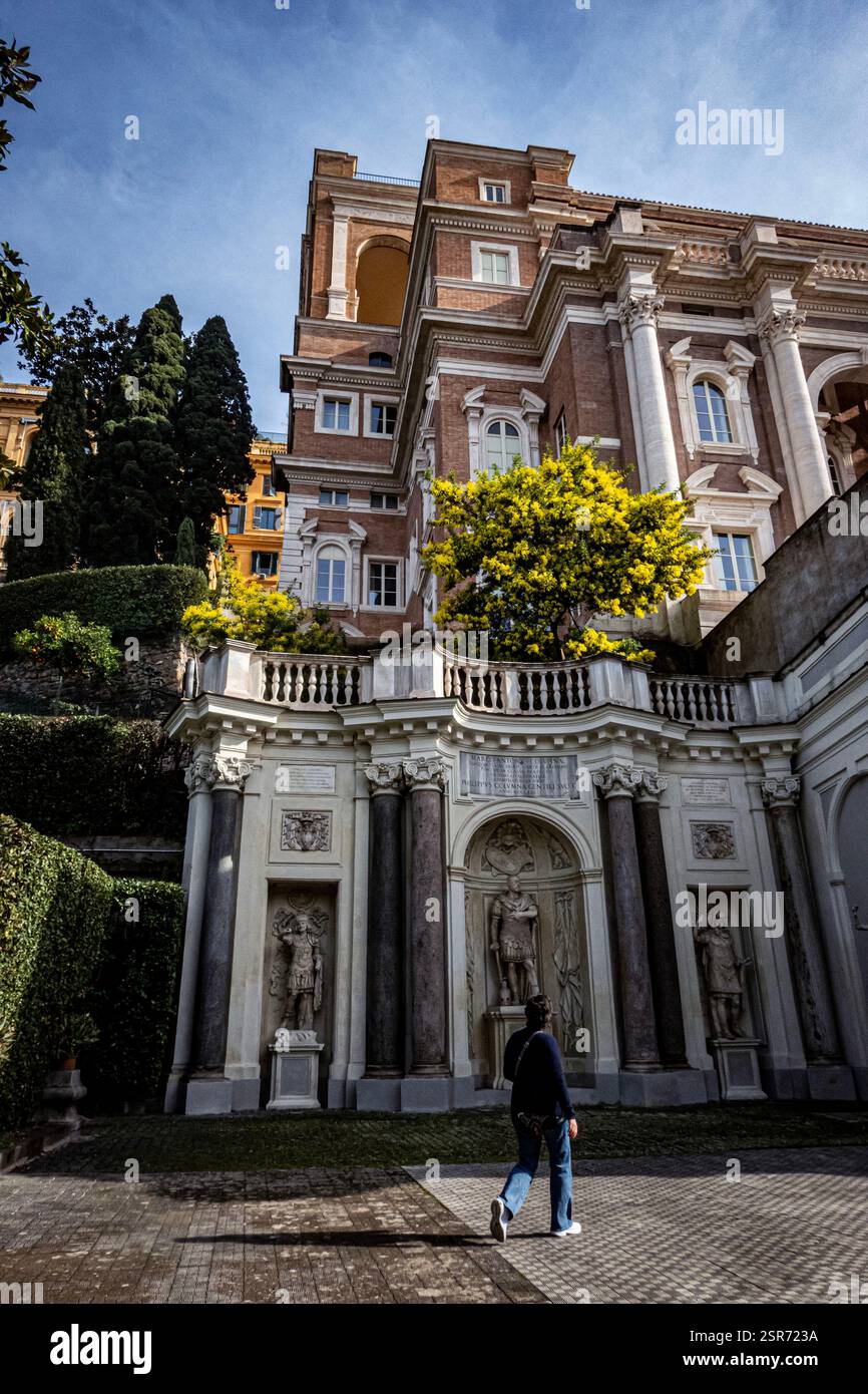Rome, Italy. 14th Feb, 2025. Carole Chambers, of Placentia, California ...