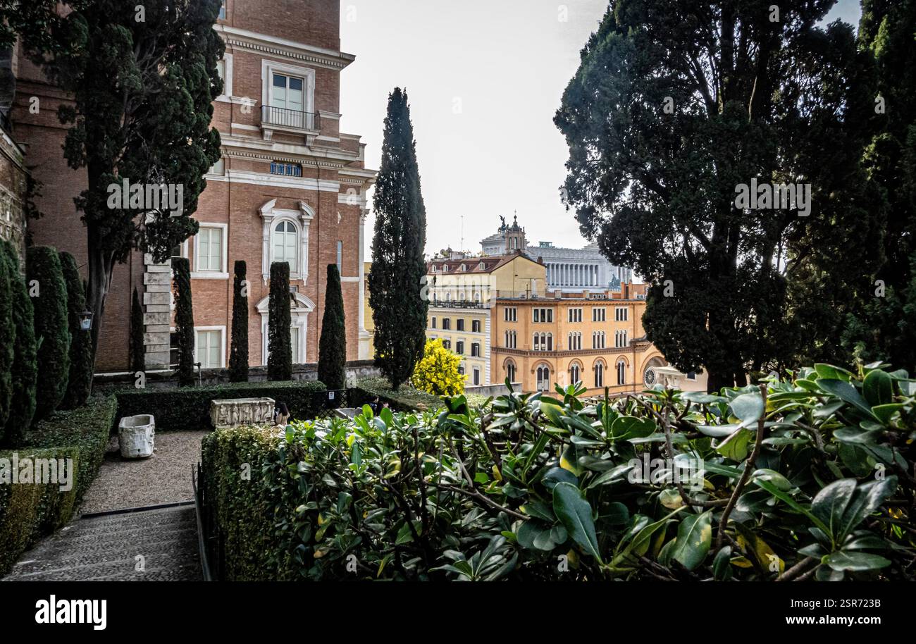 Rome, Italy. 14th Feb, 2025. The Colonna Garden on the Quirinal Hill ...