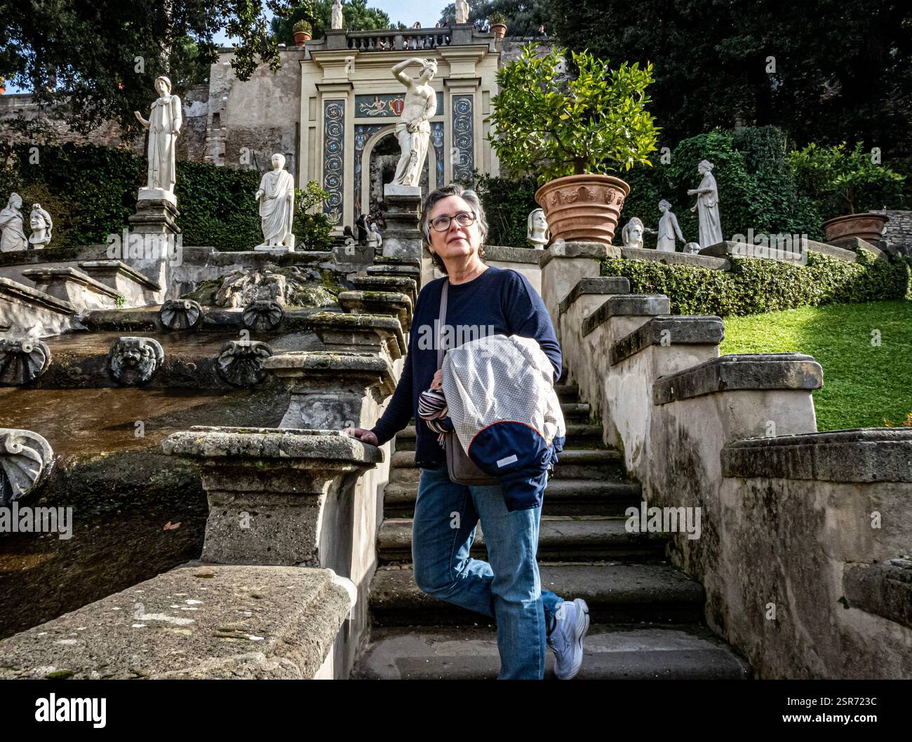 Rome, Italy. 14th Feb, 2025. Carole Chambers, of Placentia, California ...