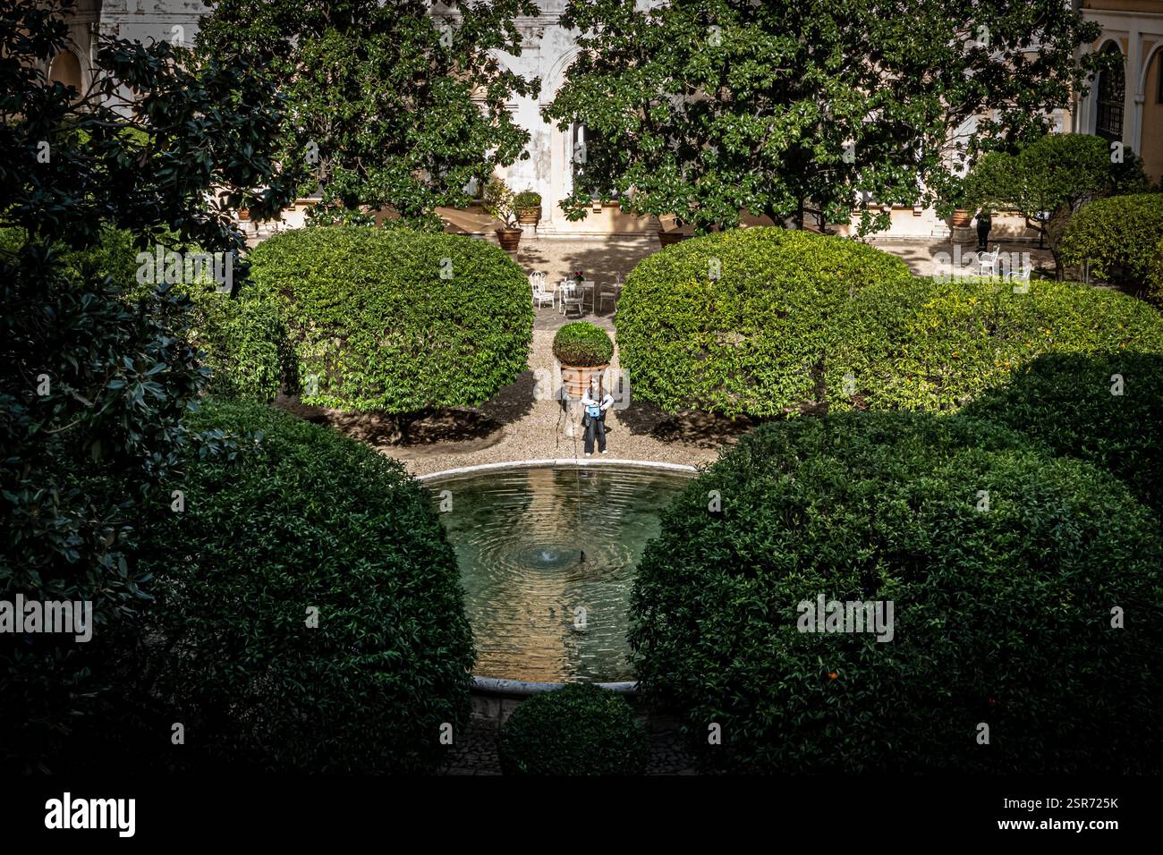 Rome, Italy. 14th Feb, 2025. The Colonna Garden on the Quirinal Hill ...