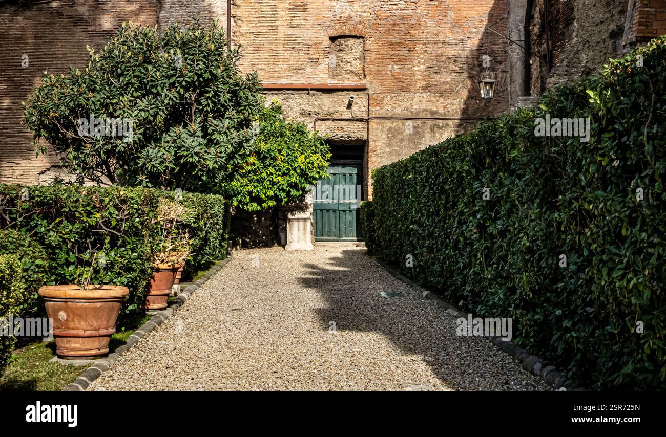 Rome, Italy. 14th Feb, 2025. The Colonna Garden on the Quirinal Hill ...