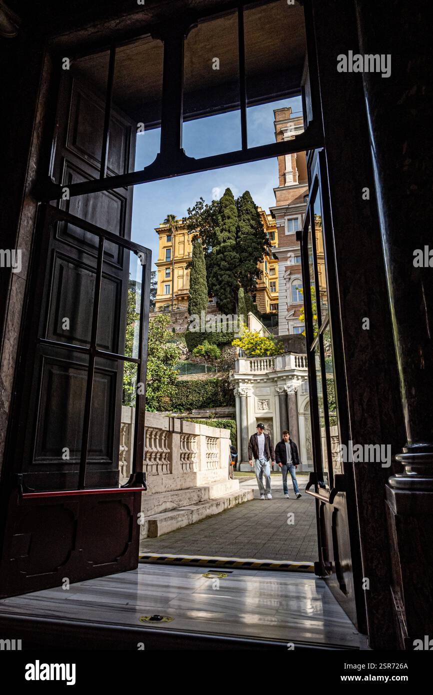 Rome, Italy. 14th Feb, 2025. The Colonna Garden on the Quirinal Hill ...