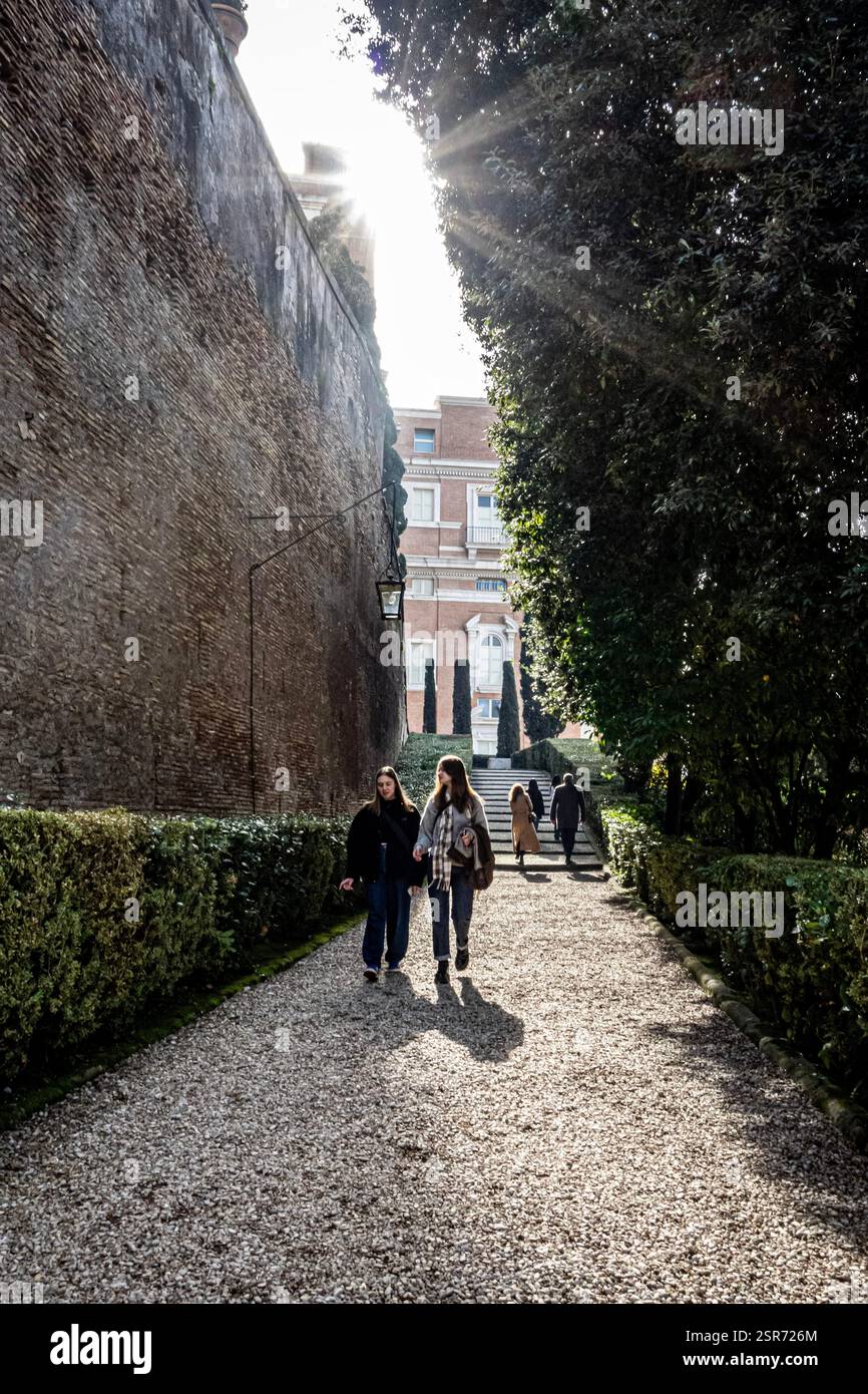 Rome, Italy. 14th Feb, 2025. The Colonna Garden on the Quirinal Hill ...