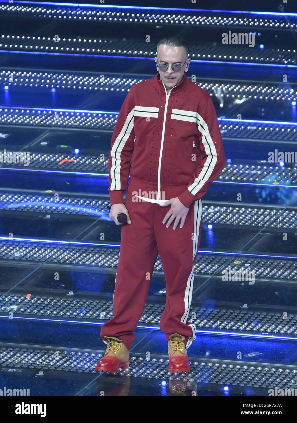 Sanremo, 75th Italian Song Festival 2025 - Fourth Evening. In the Photo ...