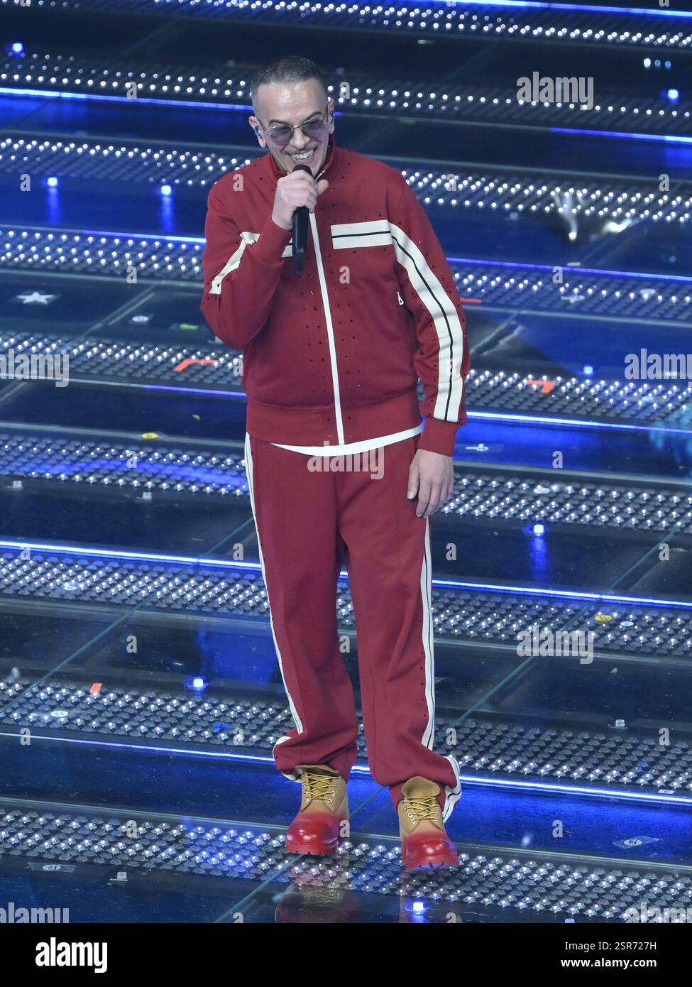 Sanremo, 75th Italian Song Festival 2025 - Fourth Evening. In the Photo ...
