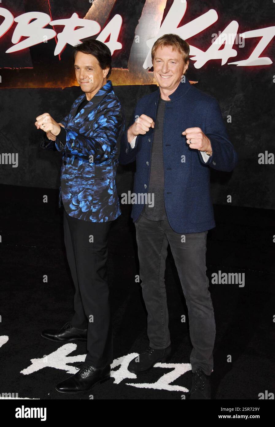LOS ANGELES, CALIFORNIA - FEBRUARY 12: (L-R) Ralph Macchio and William ...