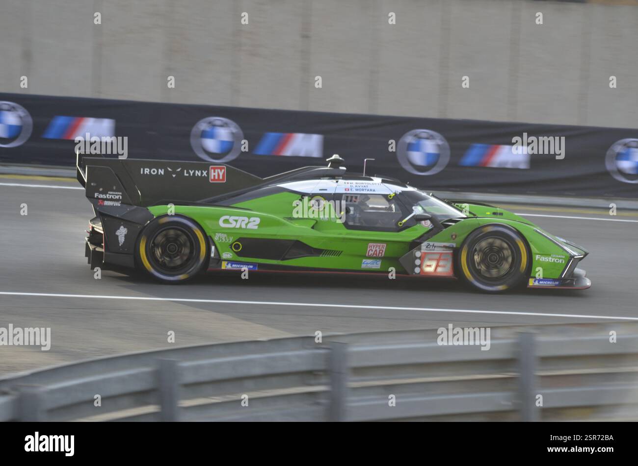 Iron Lynx entered Lamborghini SC63 LMDh Hypercar of Mirko Bortolotti, Daniil Kvyat & Eduardo ...