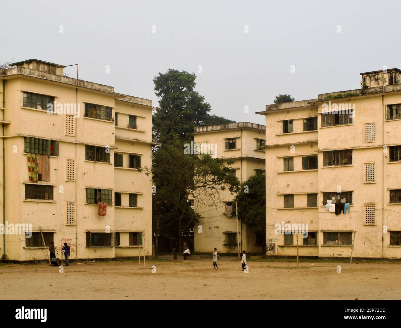 Residential buildings for Dhaka University staff on the university ...