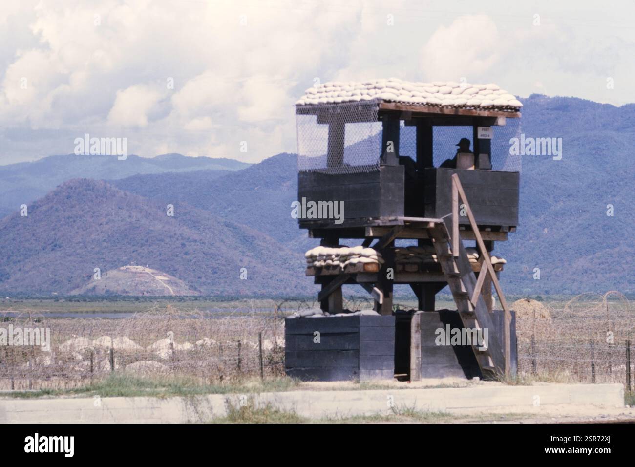 Guard Tower, Vietnam, 1970 Stock Photo - Alamy