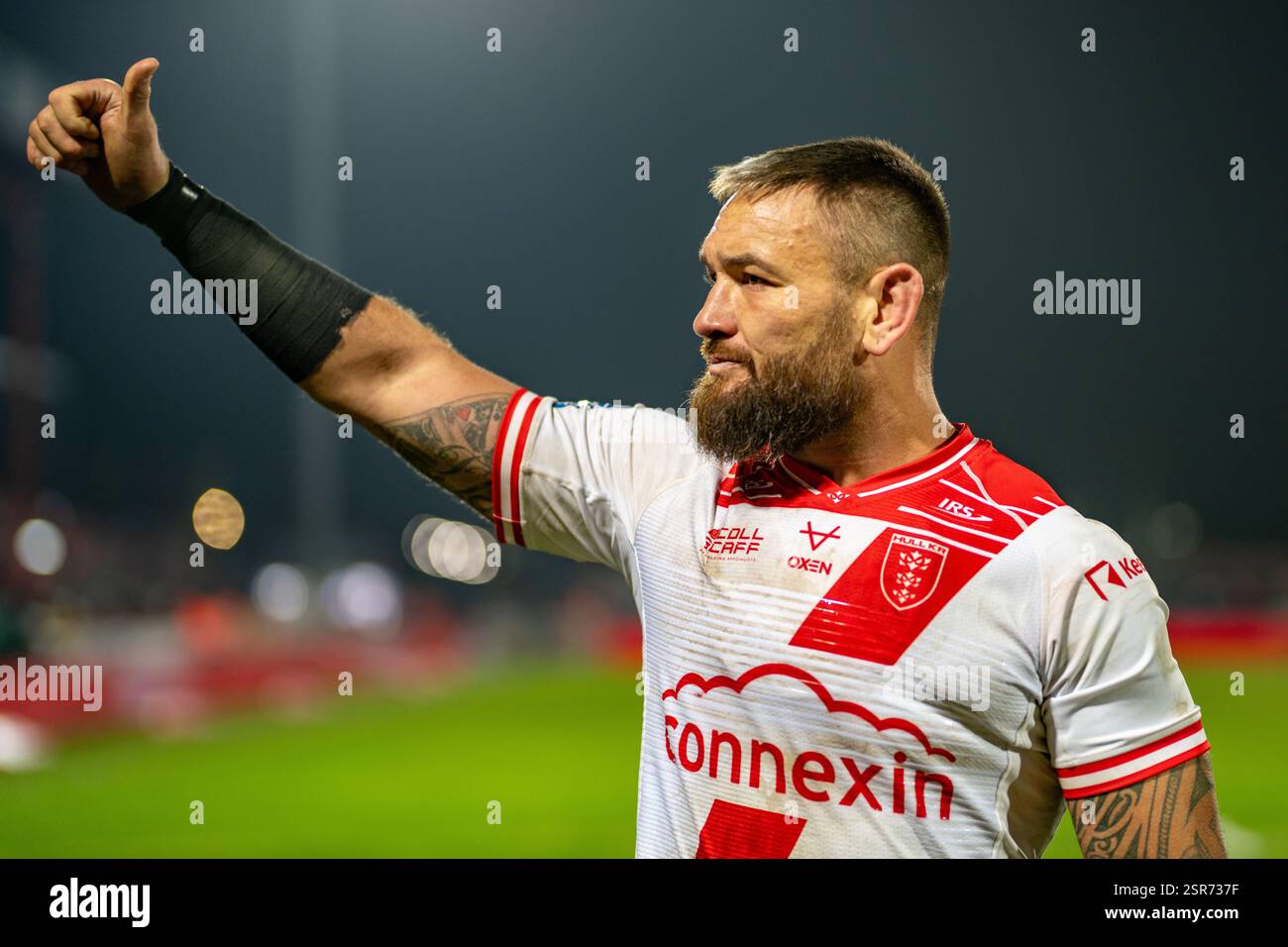 Hull, UK. 14th February 2025. Betfred Superleague: Hull KR v Castleford ...