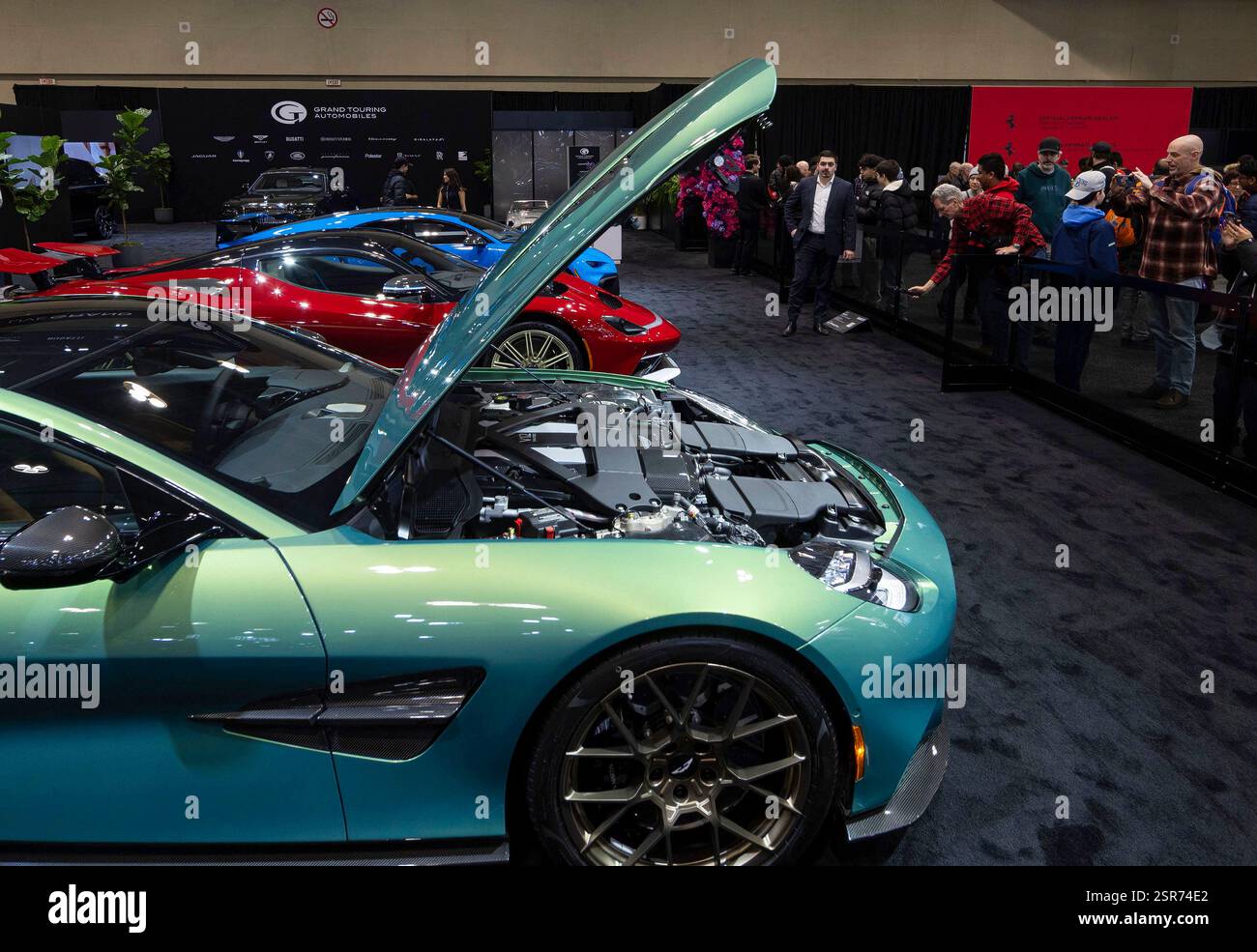 Toronto, Canada. 14th Feb, 2025. People visit the 2025 Canadian ...
