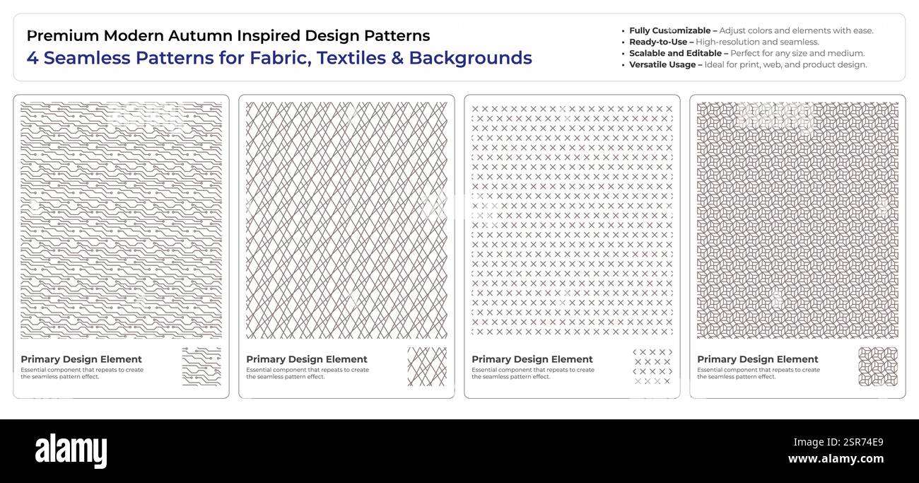 Vintage fall seamless textures hi-res stock photography and images - Alamy