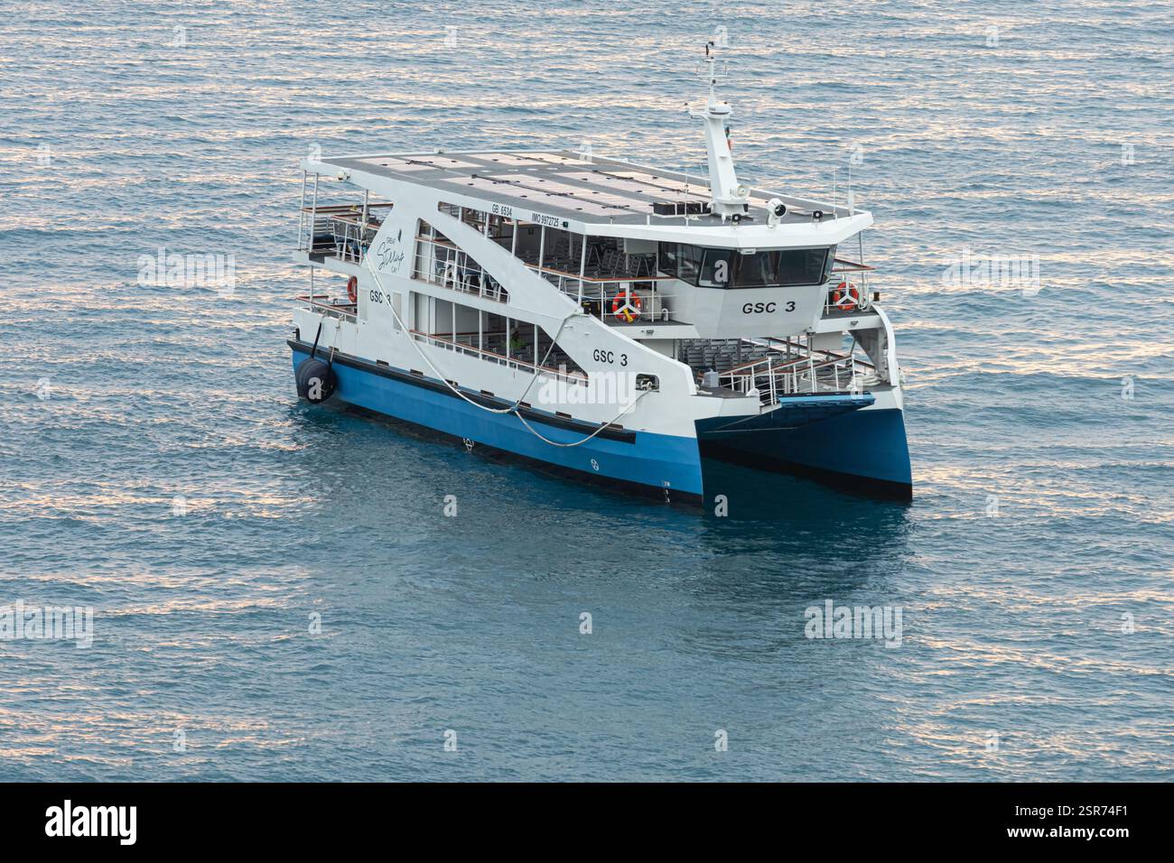 January 20 2025 - Great Stirrup Cay Bahamas - Cruise Line Tender boat ...
