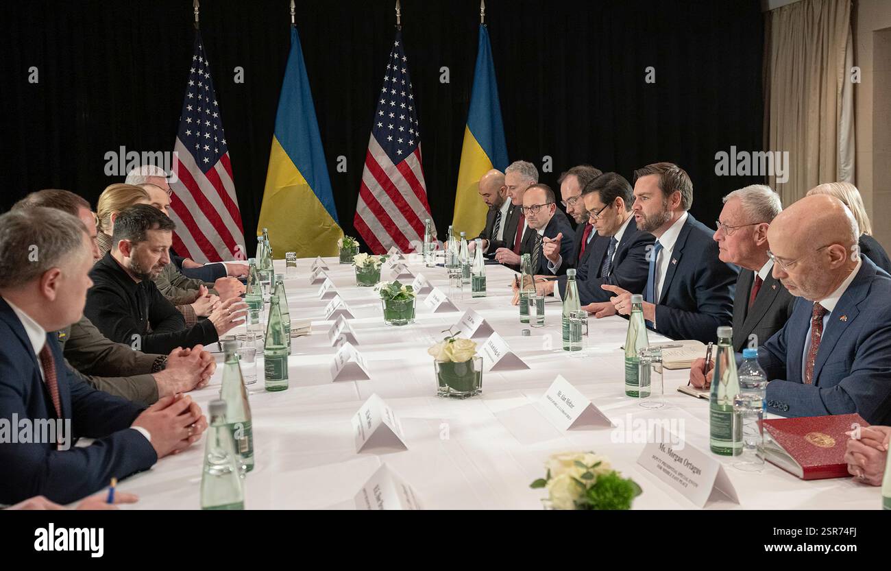 Secretary Marco Rubio attends talks between Vice President J.D. Vance ...