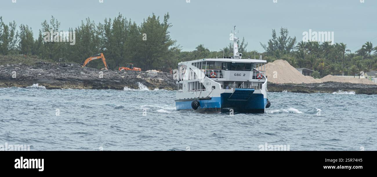 January 20 2025 - Great Stirrup Cay Bahamas - Crusie Line Tender boat ...