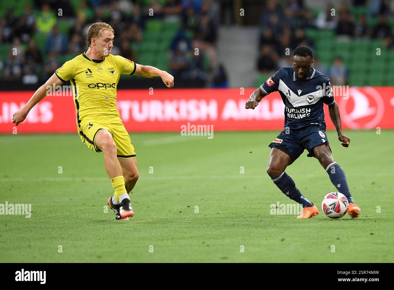 MELBOURNE, AUSTRALIA. 14th Feb 2025. Pictured: Melbourne Victory ...