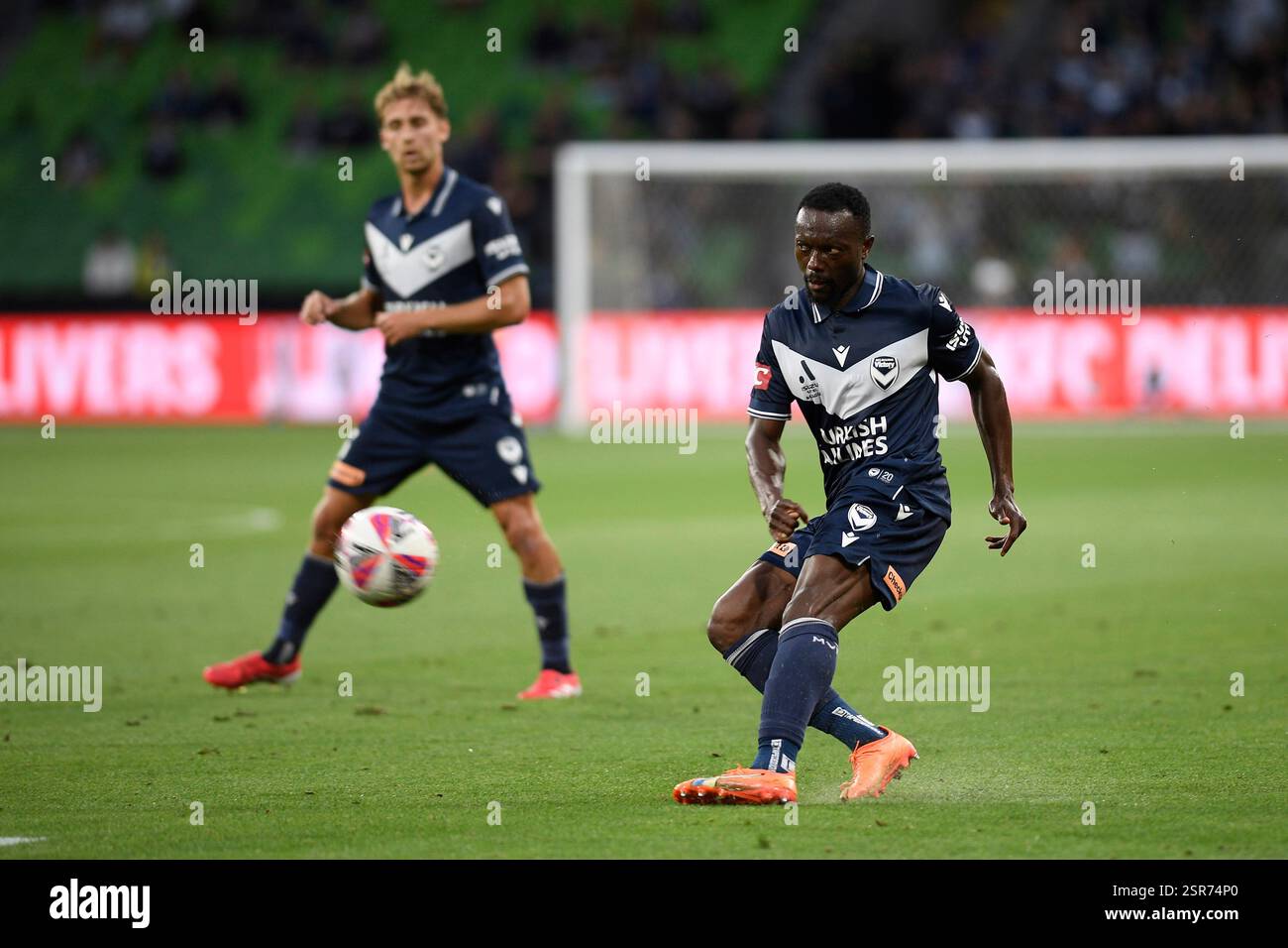 MELBOURNE, AUSTRALIA. 14th Feb 2025. Pictured: Melbourne Victory ...